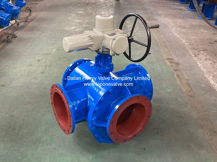 Four Way Butterfly Valve for our Middle East customer - Dalian Heavy ...
